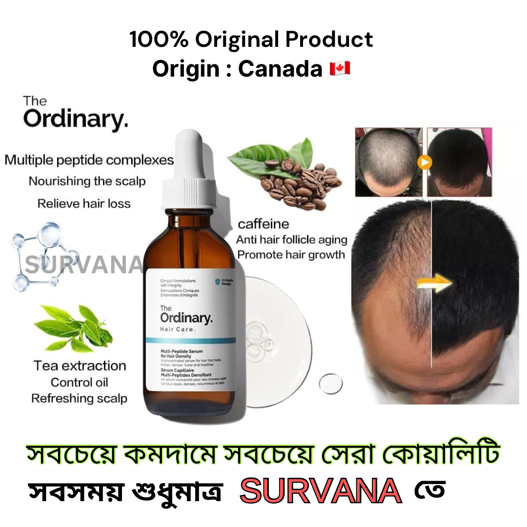 The Ordinary Multi-Peptide Hair Serum For Hair Density 60mL 🇨🇦 – Survana