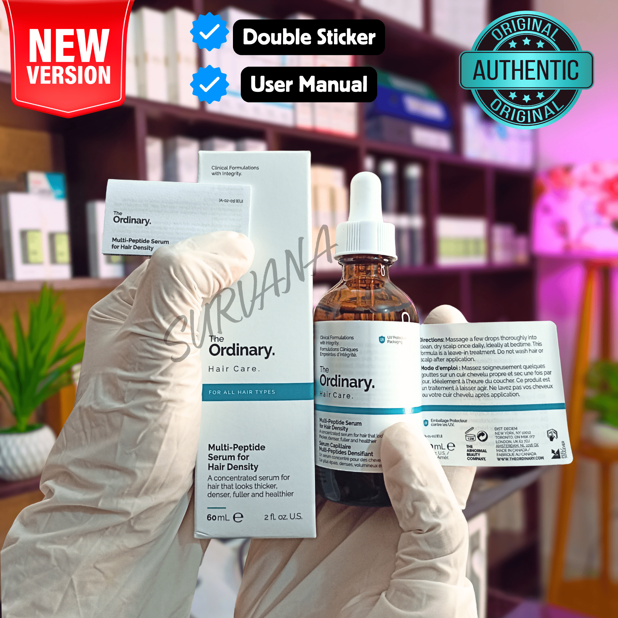 The Ordinary Multi-Peptide Hair Serum For Hair Density 60mL 🇨🇦 – Survana